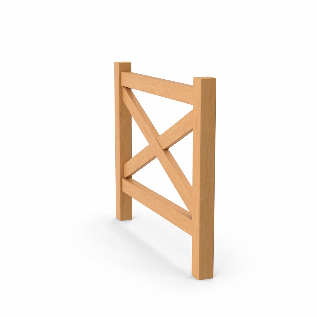 Wooden Fence 3D - TurboSquid 2269397