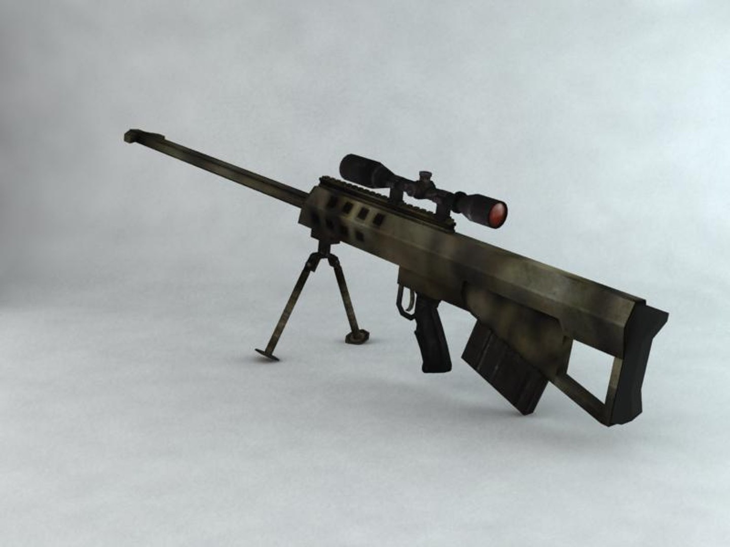 Free Sniper 3d Model