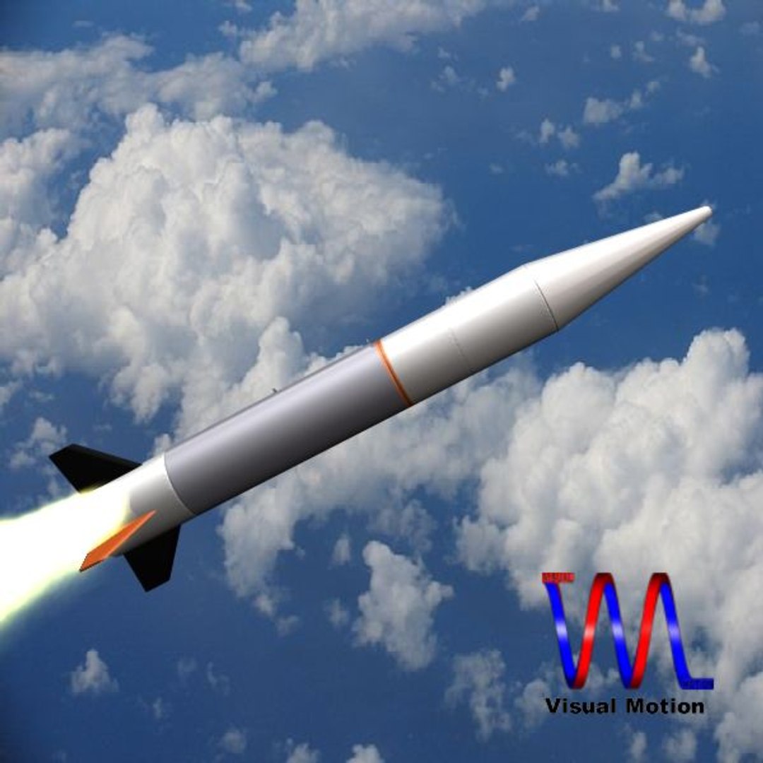 3ds Max Israeli Silver Sparrow Missile