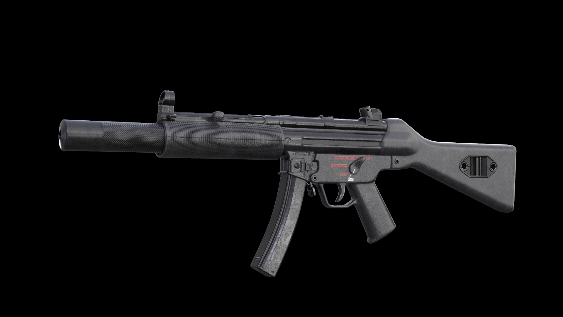 3D Model MP5A4 MP5SD5 With Upgrades Game Ready - TurboSquid 2339929