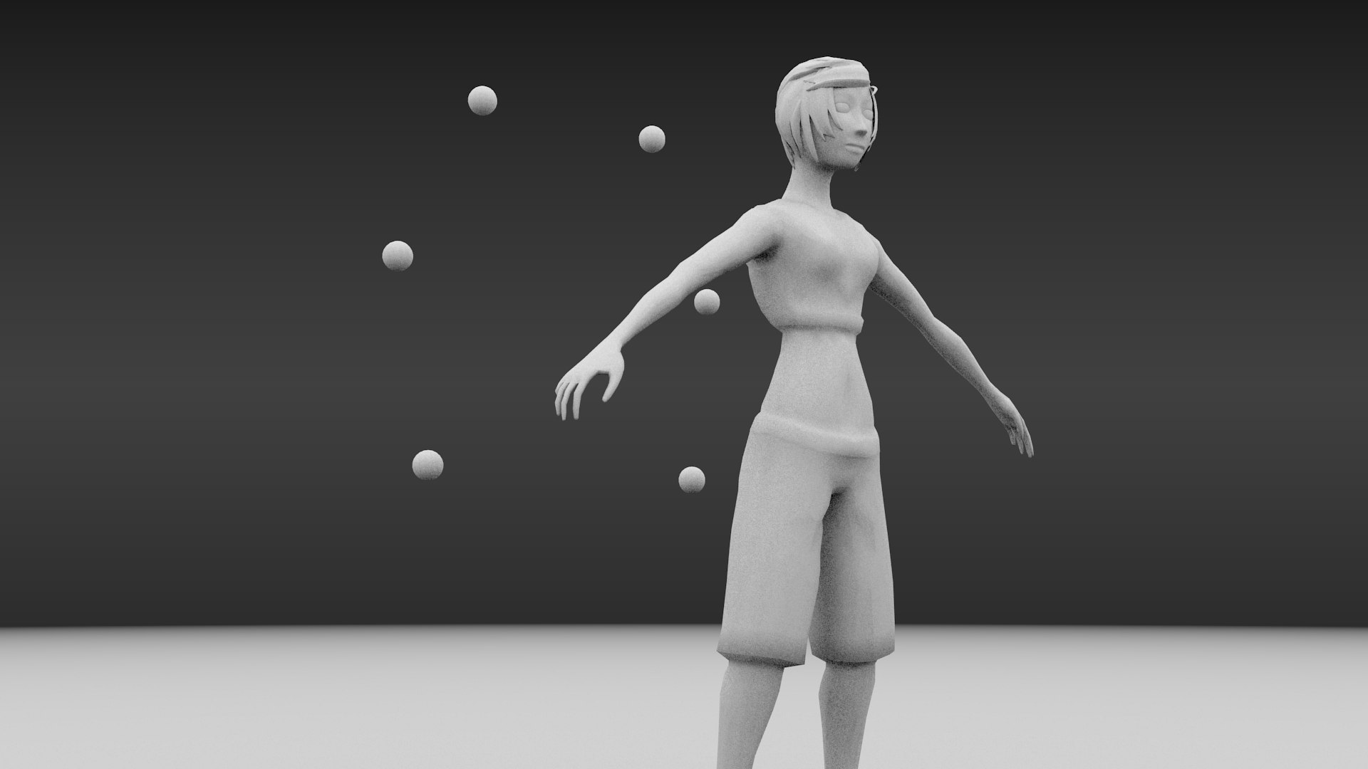 free charecter animation 3d model