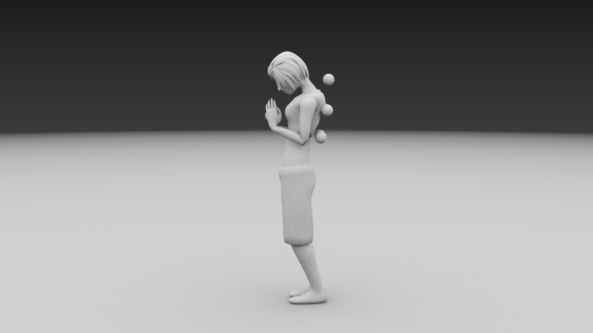 free charecter animation 3d model