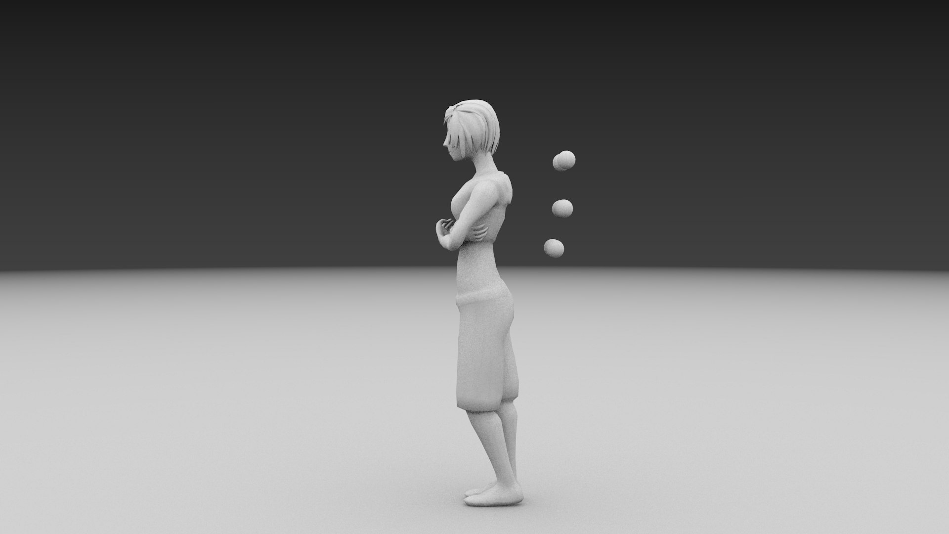 free charecter animation 3d model