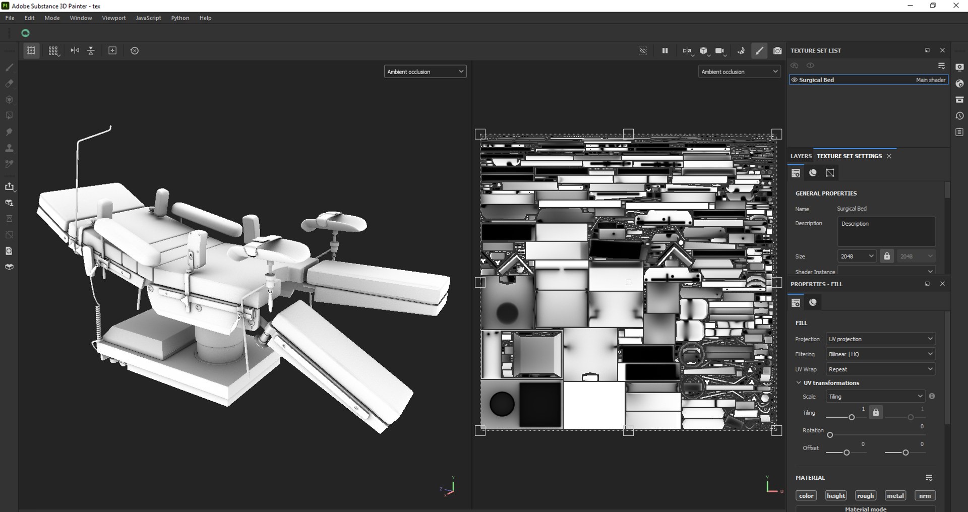 3D Medical Operating Surgical Table - TurboSquid 2294586