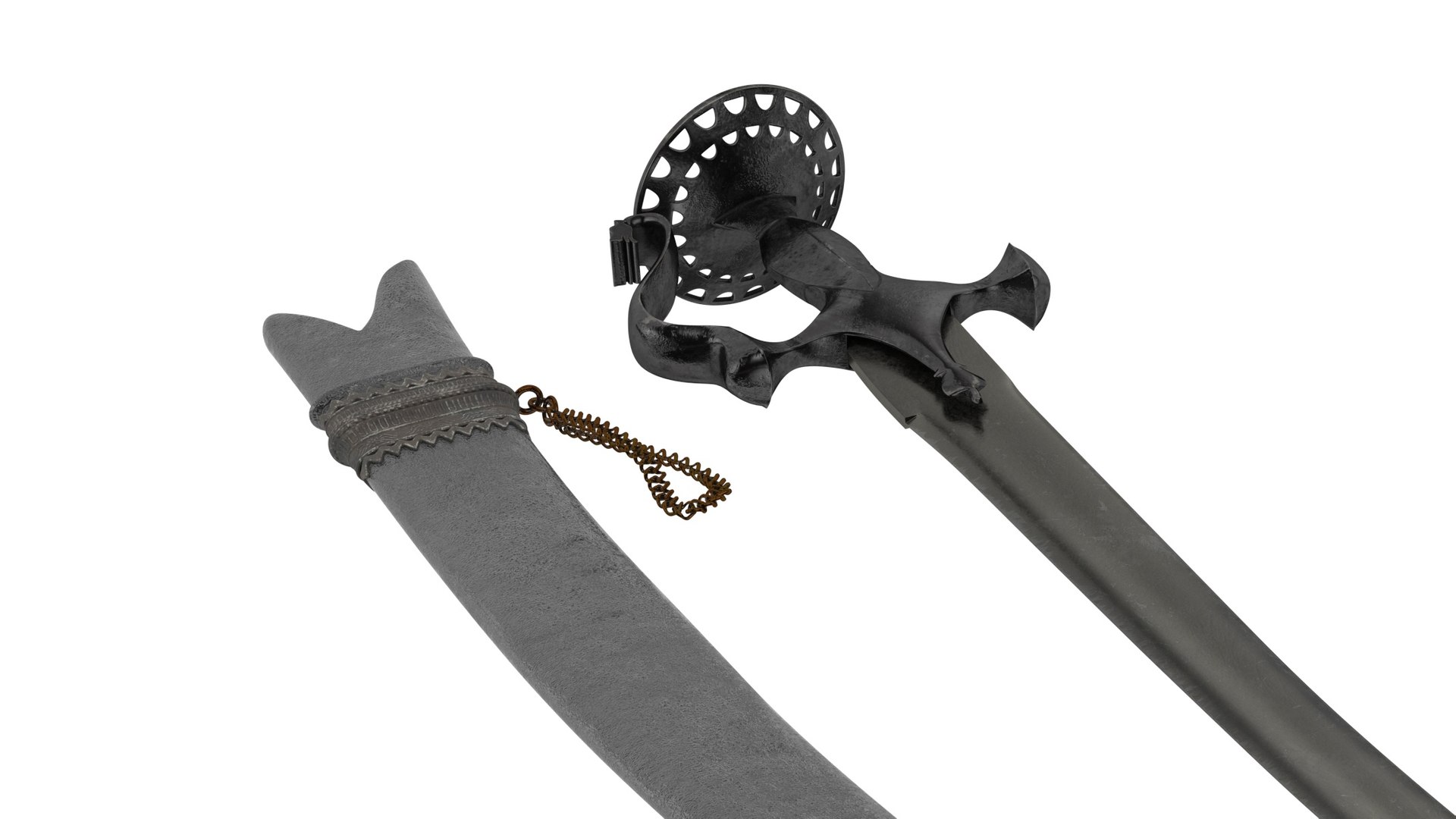 3D Talwar Sword - TurboSquid 1810621