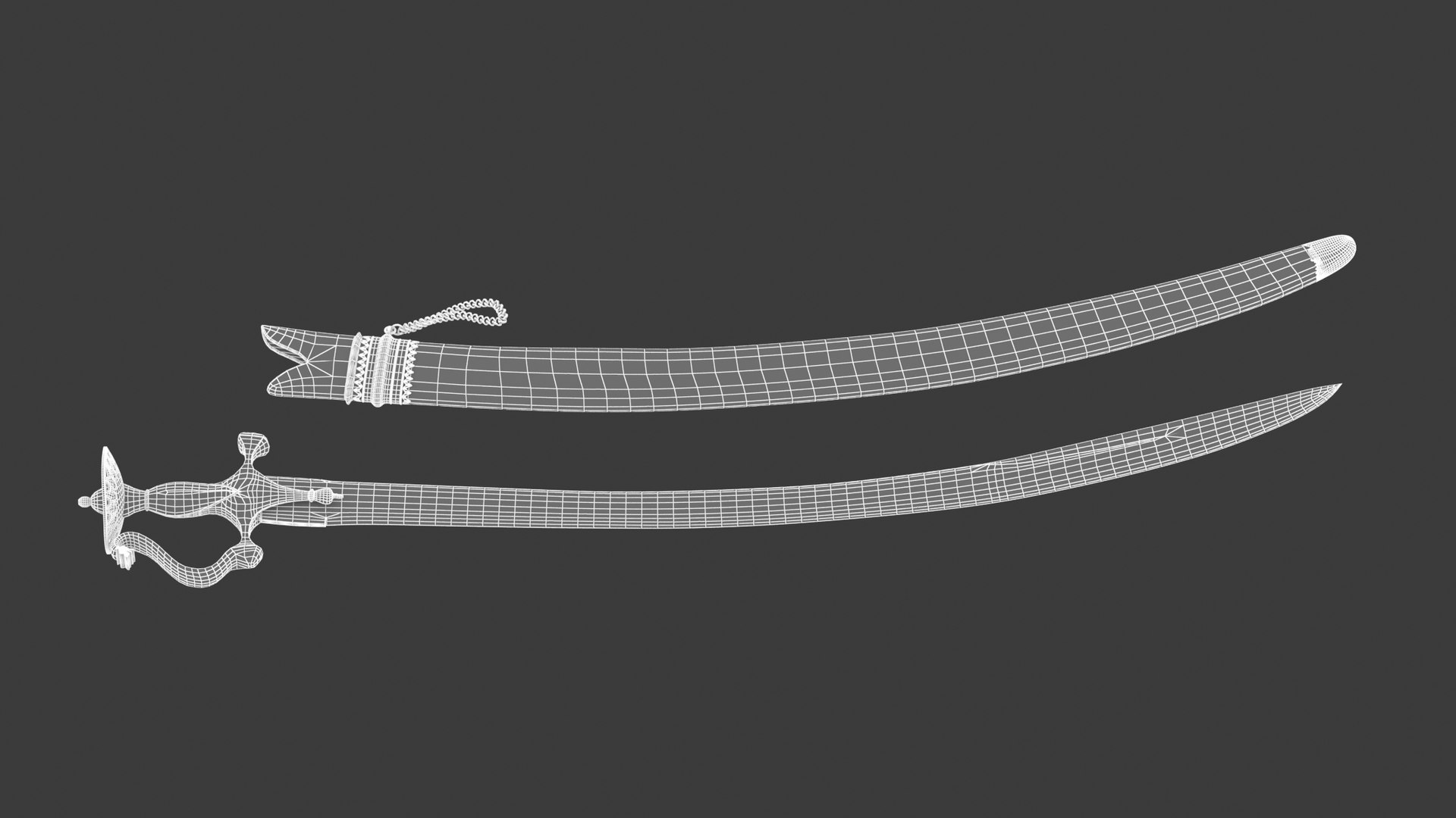 3D Talwar Sword - TurboSquid 1810621
