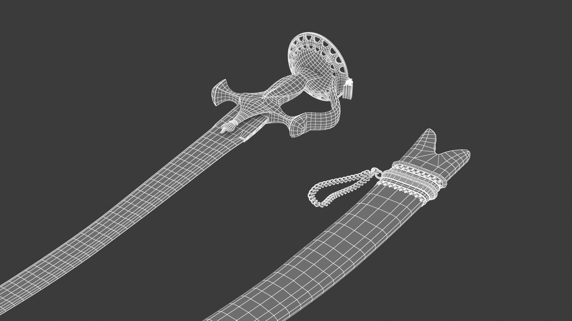 3D Talwar Sword - TurboSquid 1810621