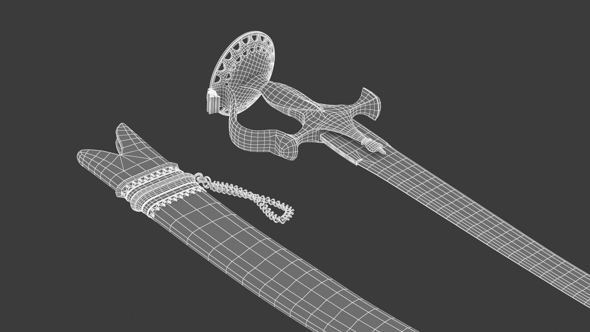 3D Talwar Sword - TurboSquid 1810621