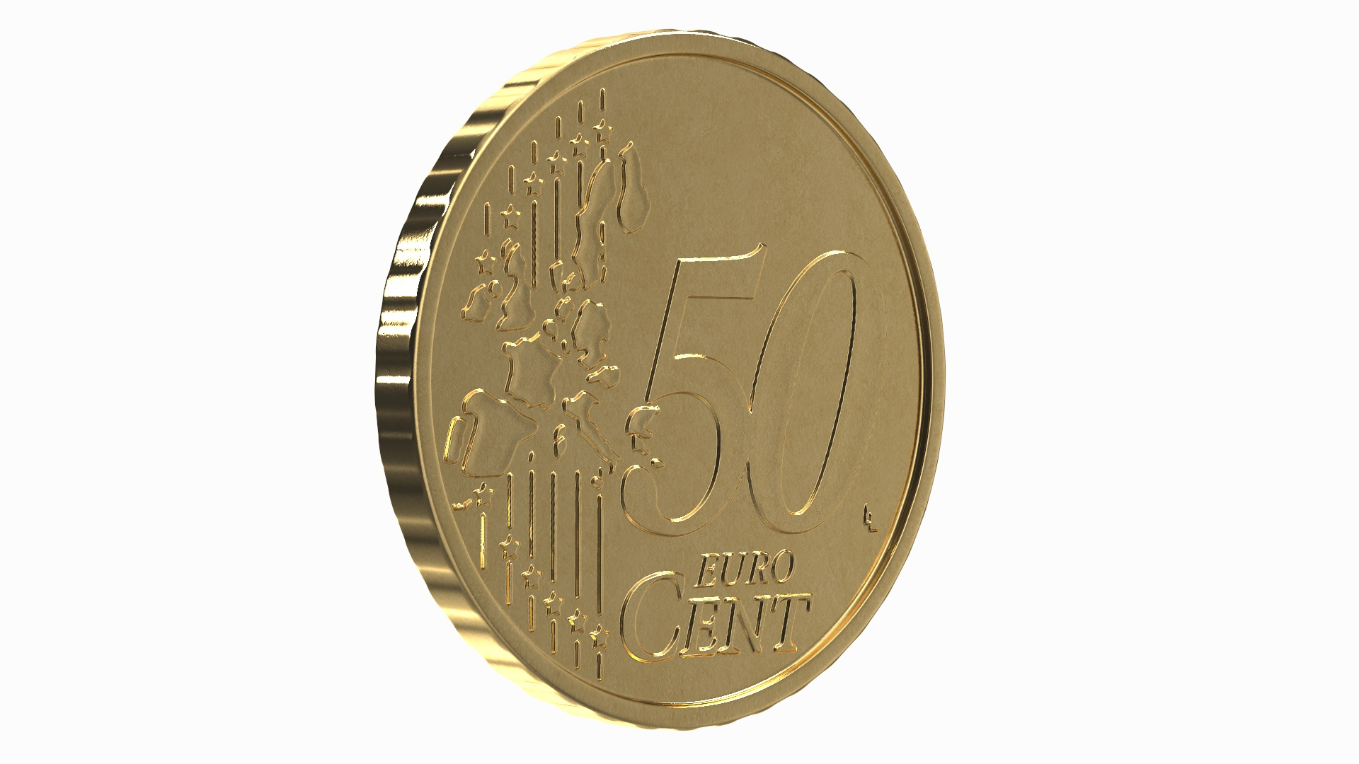 Spain 50 Cent 3D - TurboSquid 2123527
