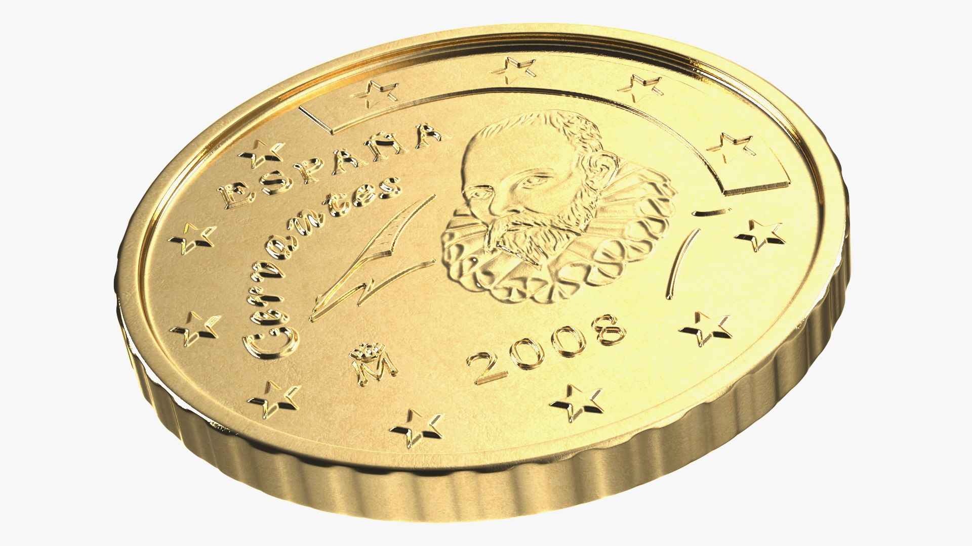 Spain 50 Cent 3D - TurboSquid 2123527