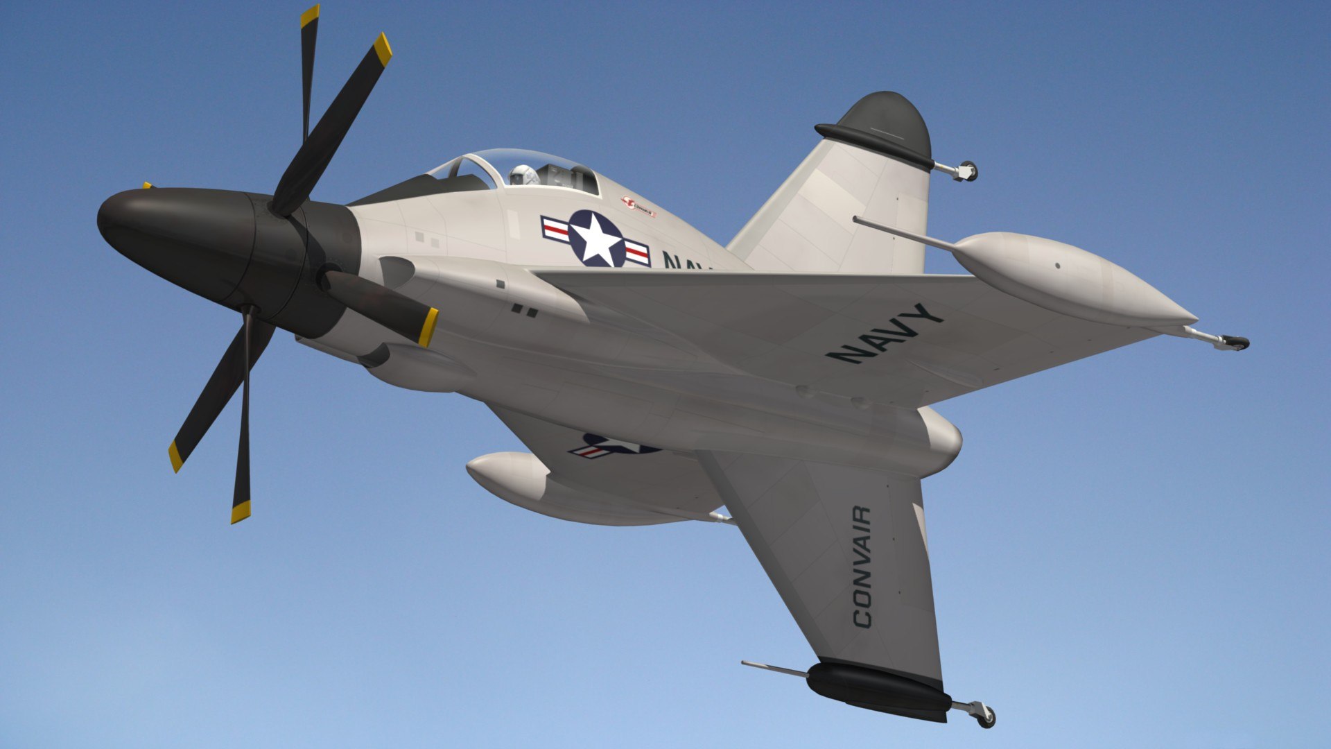 XFY1 Convair Pogo 3D Model - TurboSquid 1827250