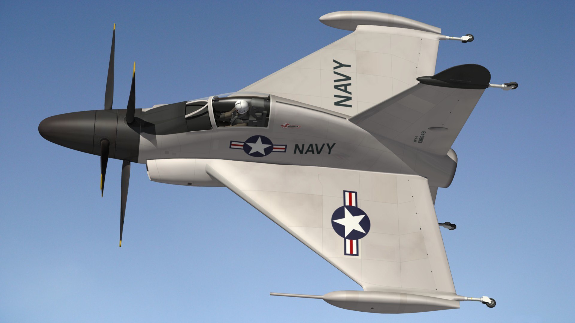 XFY1 Convair Pogo 3D Model - TurboSquid 1827250