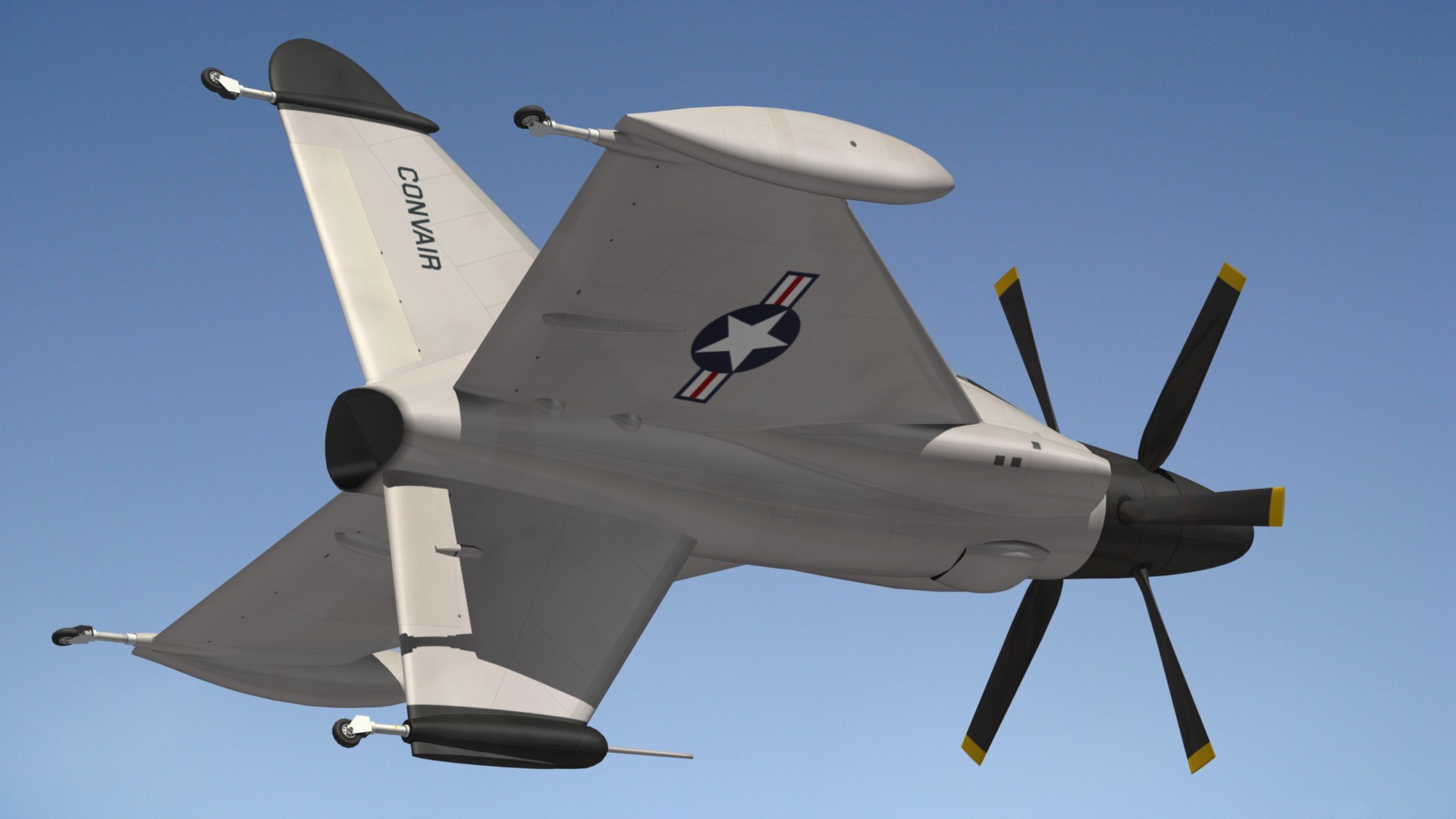 XFY1 Convair Pogo 3D Model - TurboSquid 1827250