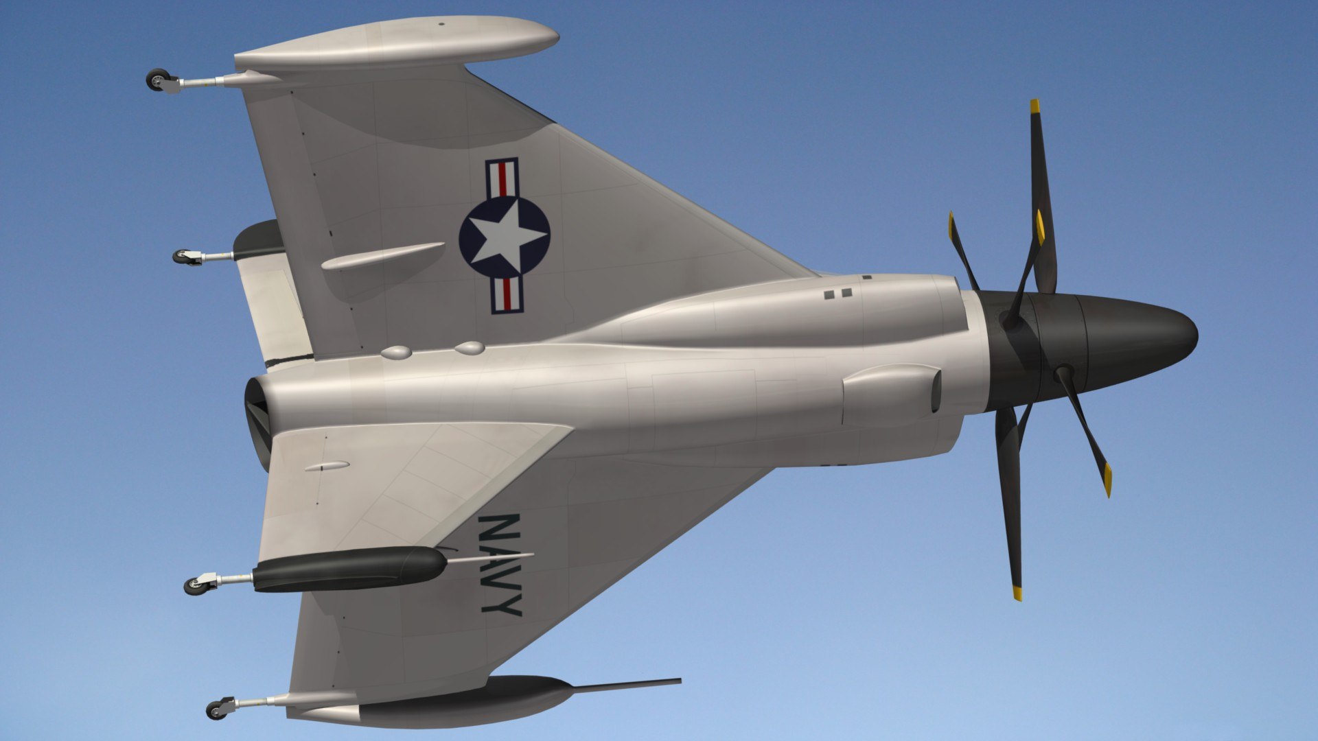 XFY1 Convair Pogo 3D Model - TurboSquid 1827250