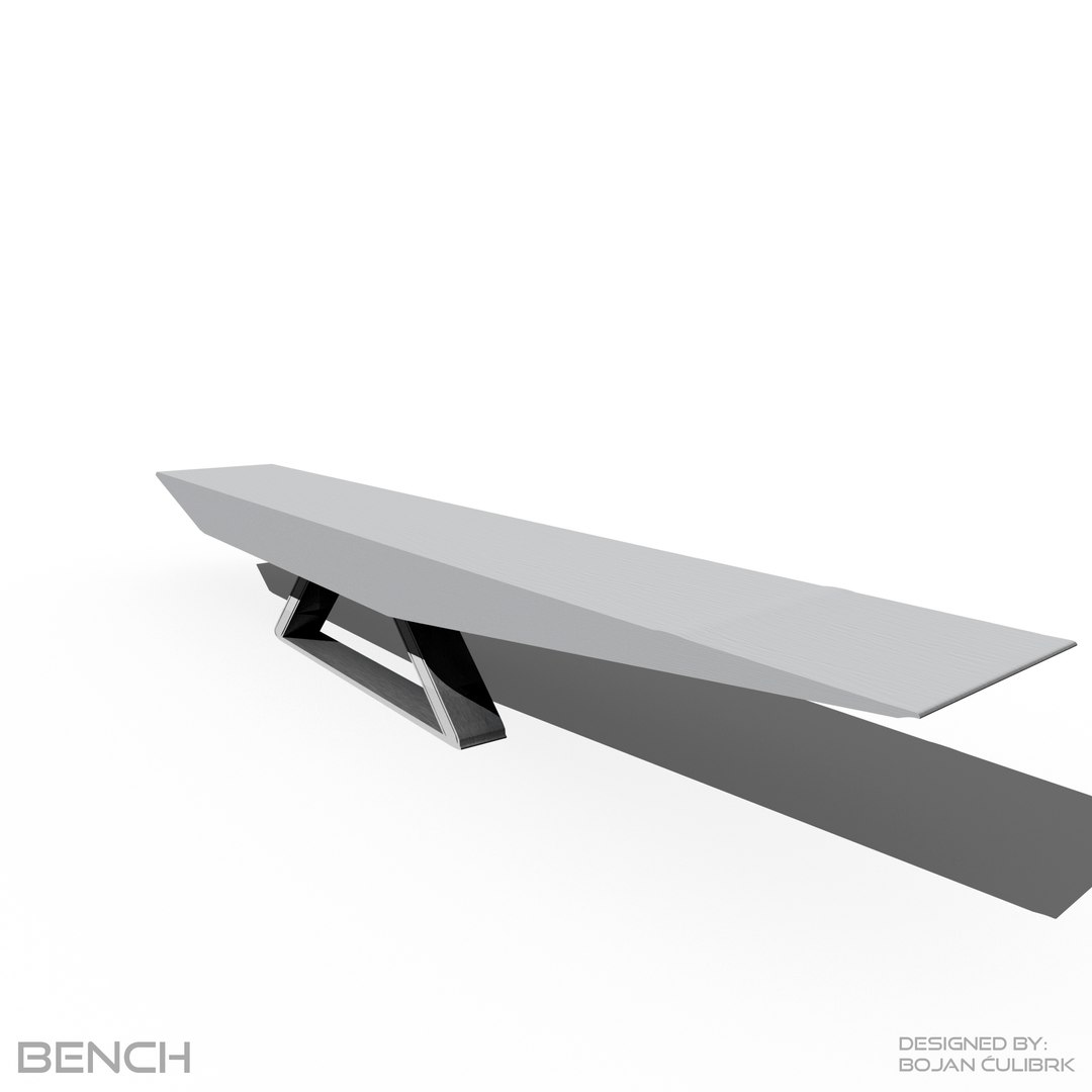 Bench 3D Model - TurboSquid 1032027