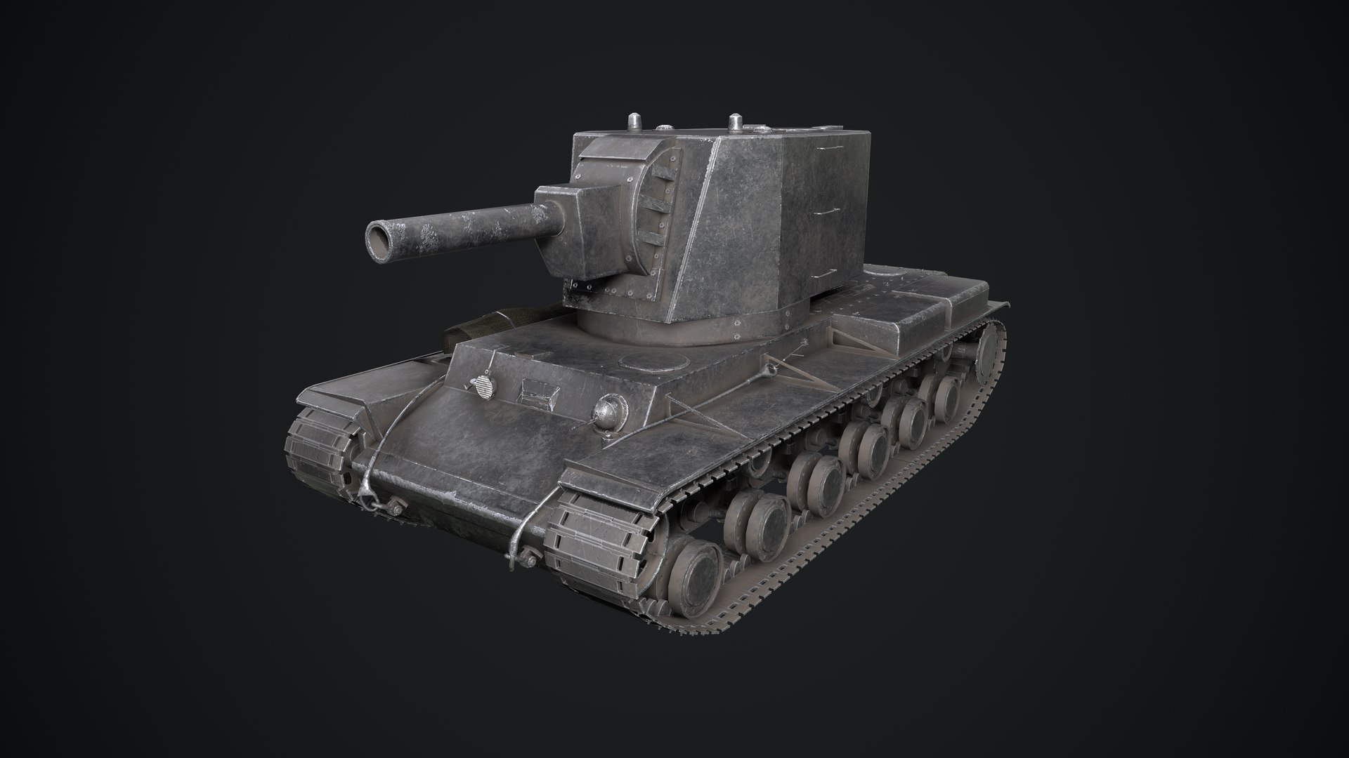 Kv kv-2 3D - TurboSquid 1663803