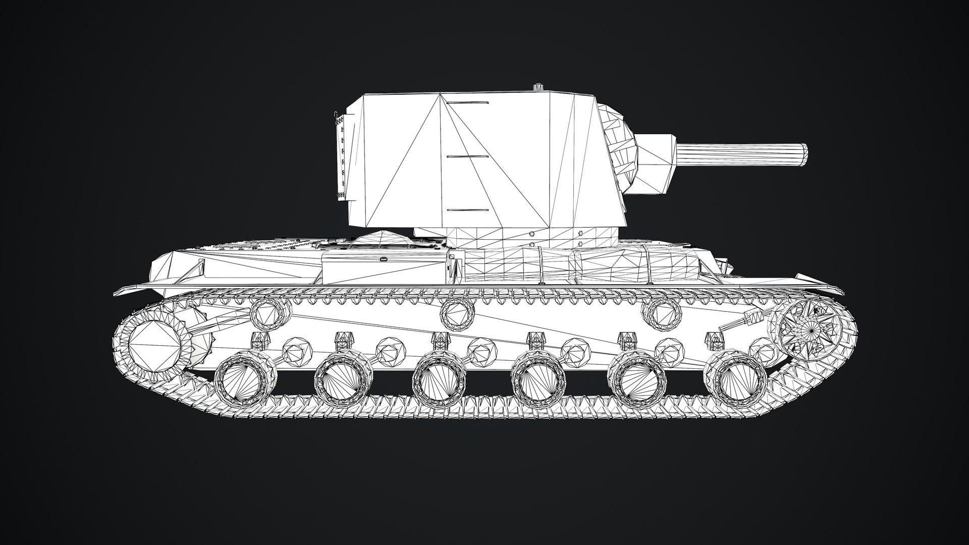 Kv kv-2 3D - TurboSquid 1663803