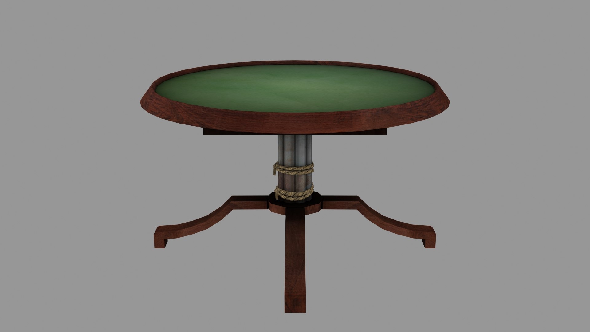 3D Old Western Poker Table with Gatling Gun Base - TurboSquid 1776201