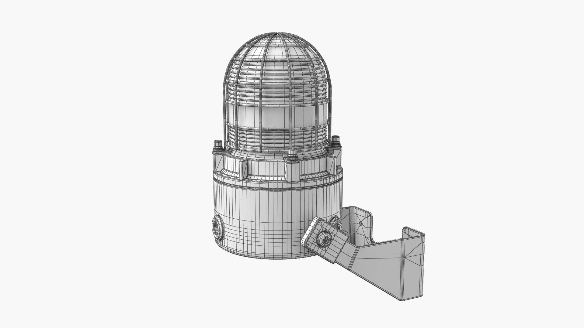 Warning Light V2 3D Model - TurboSquid 1787014