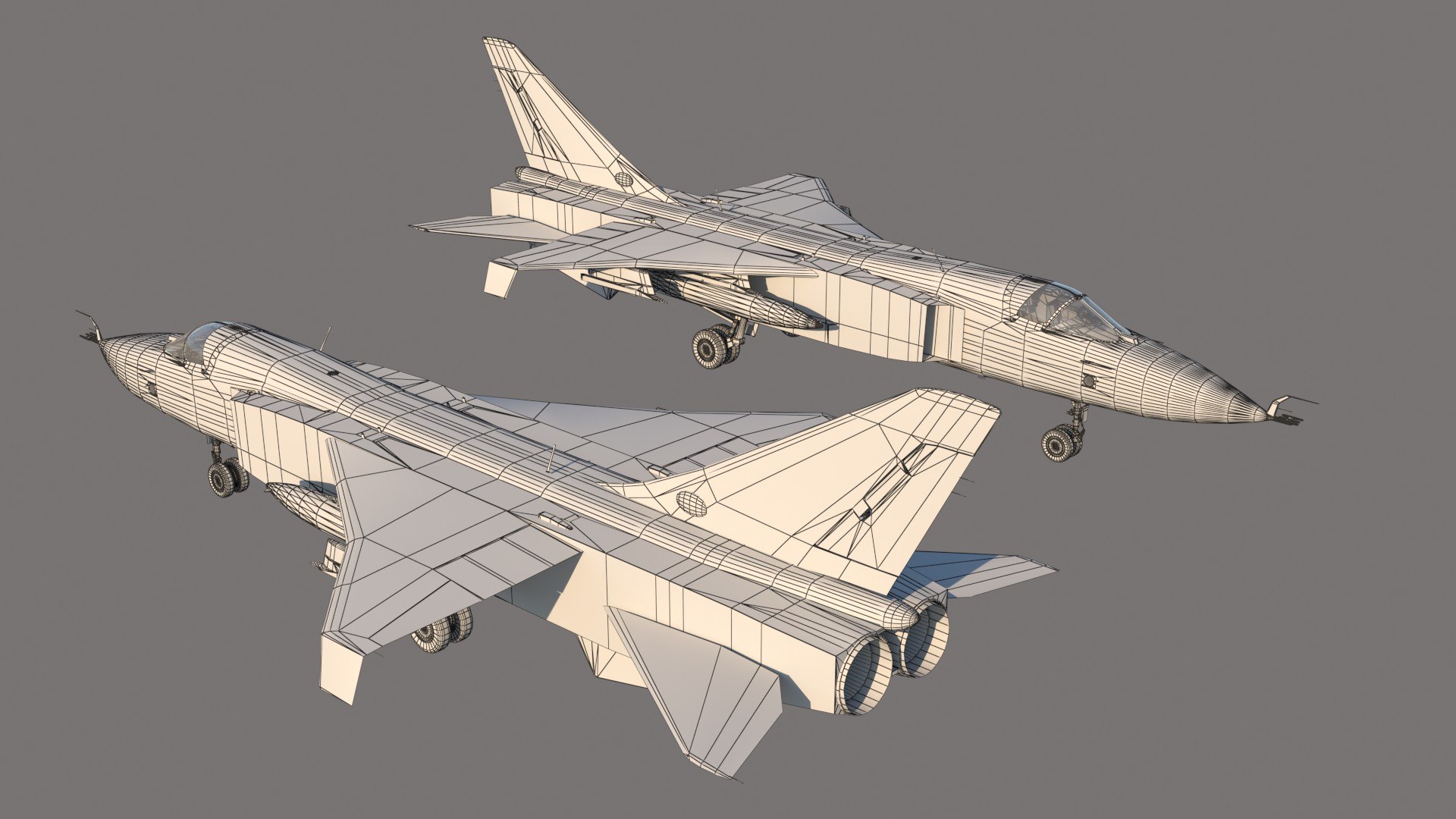 Su-24 Prototype T6-1 3D Model - TurboSquid 2297592