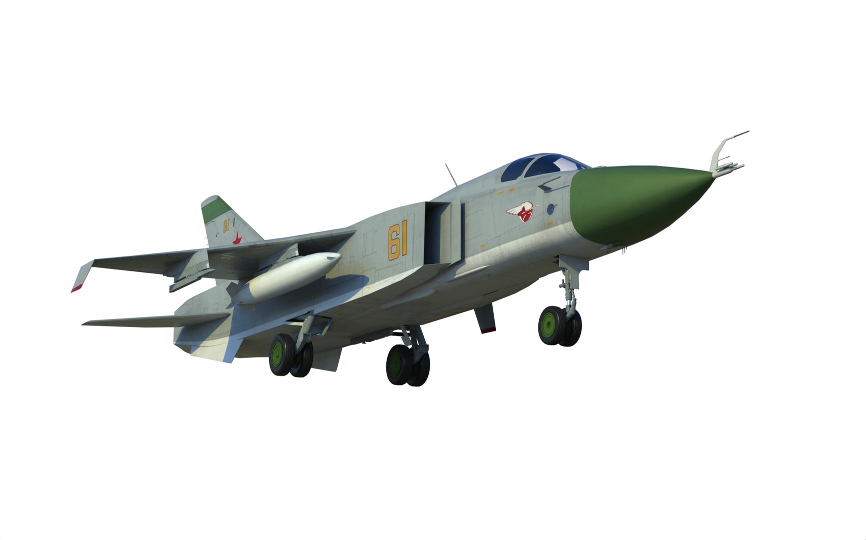 Su-24 Prototype T6-1 3D Model - TurboSquid 2297592