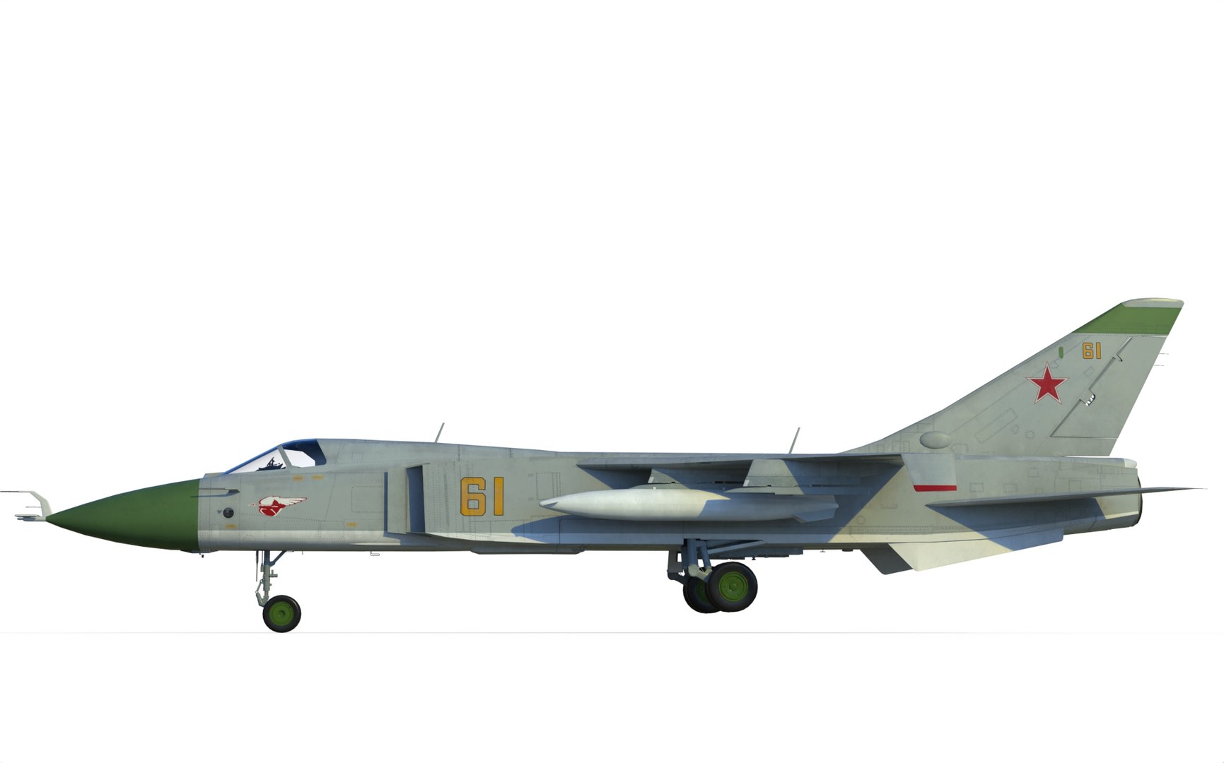 Su-24 Prototype T6-1 3D Model - TurboSquid 2297592