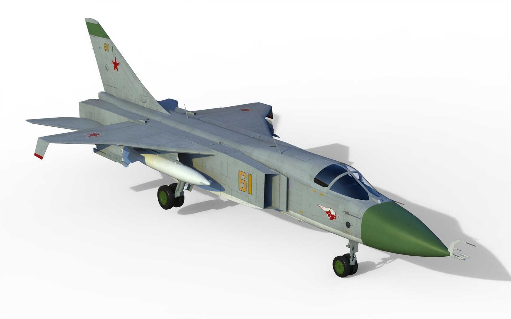 Su-24 Prototype T6-1 3D Model - TurboSquid 2297592