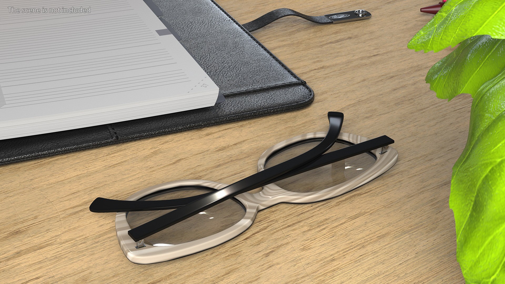 3D Reading Glasses Folded Model - TurboSquid 2263656