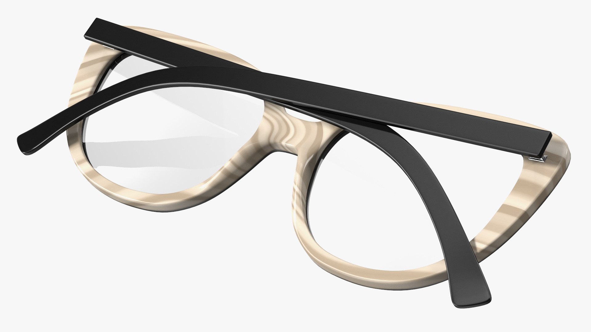 3D Reading Glasses Folded Model - TurboSquid 2263656