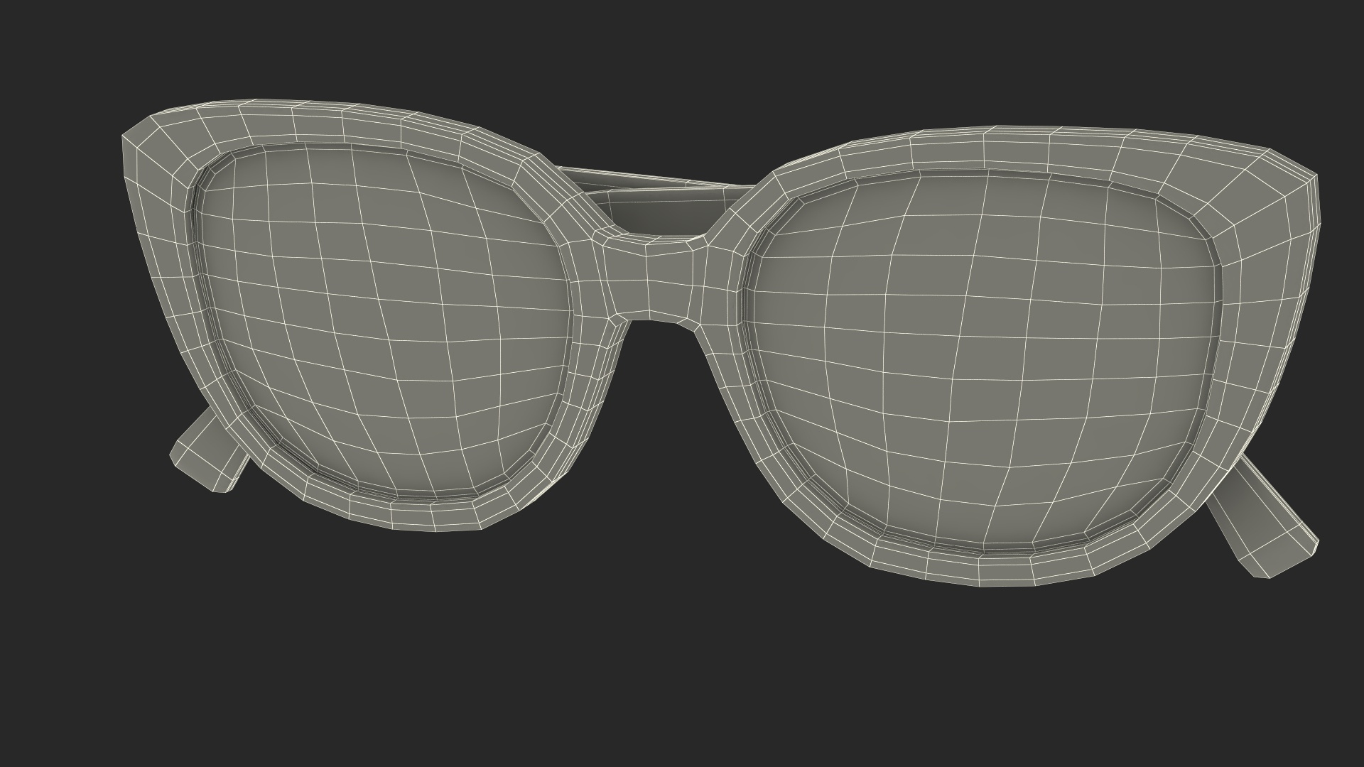 3D Reading Glasses Folded Model - TurboSquid 2263656