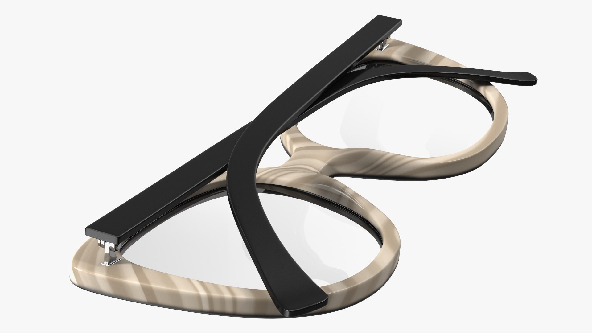 3D Reading Glasses Folded Model - TurboSquid 2263656