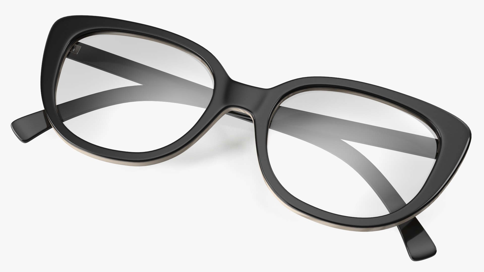 3D Reading Glasses Folded Model - TurboSquid 2263656