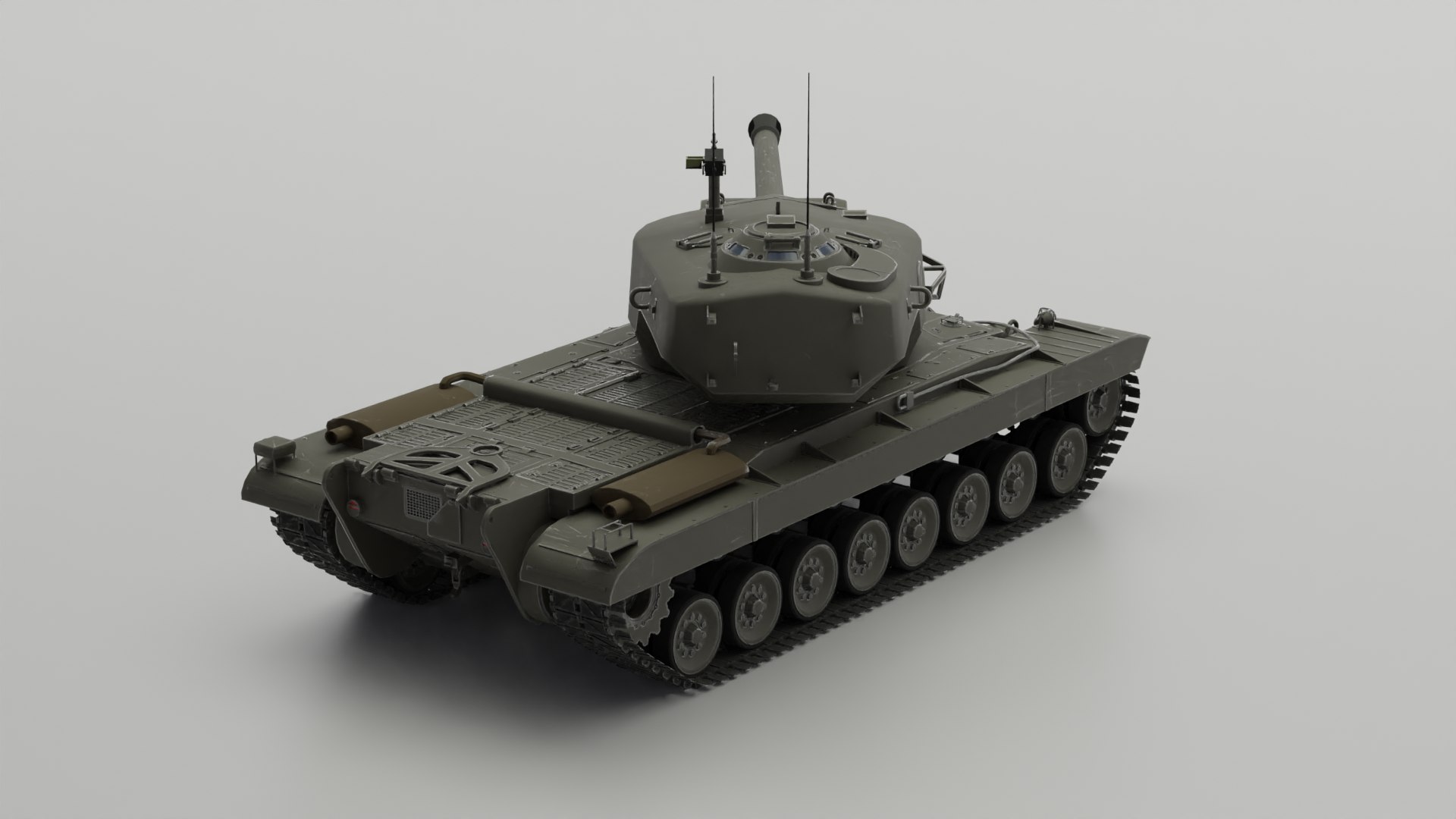 3D T30 American Heavy Tank - TurboSquid 2170753