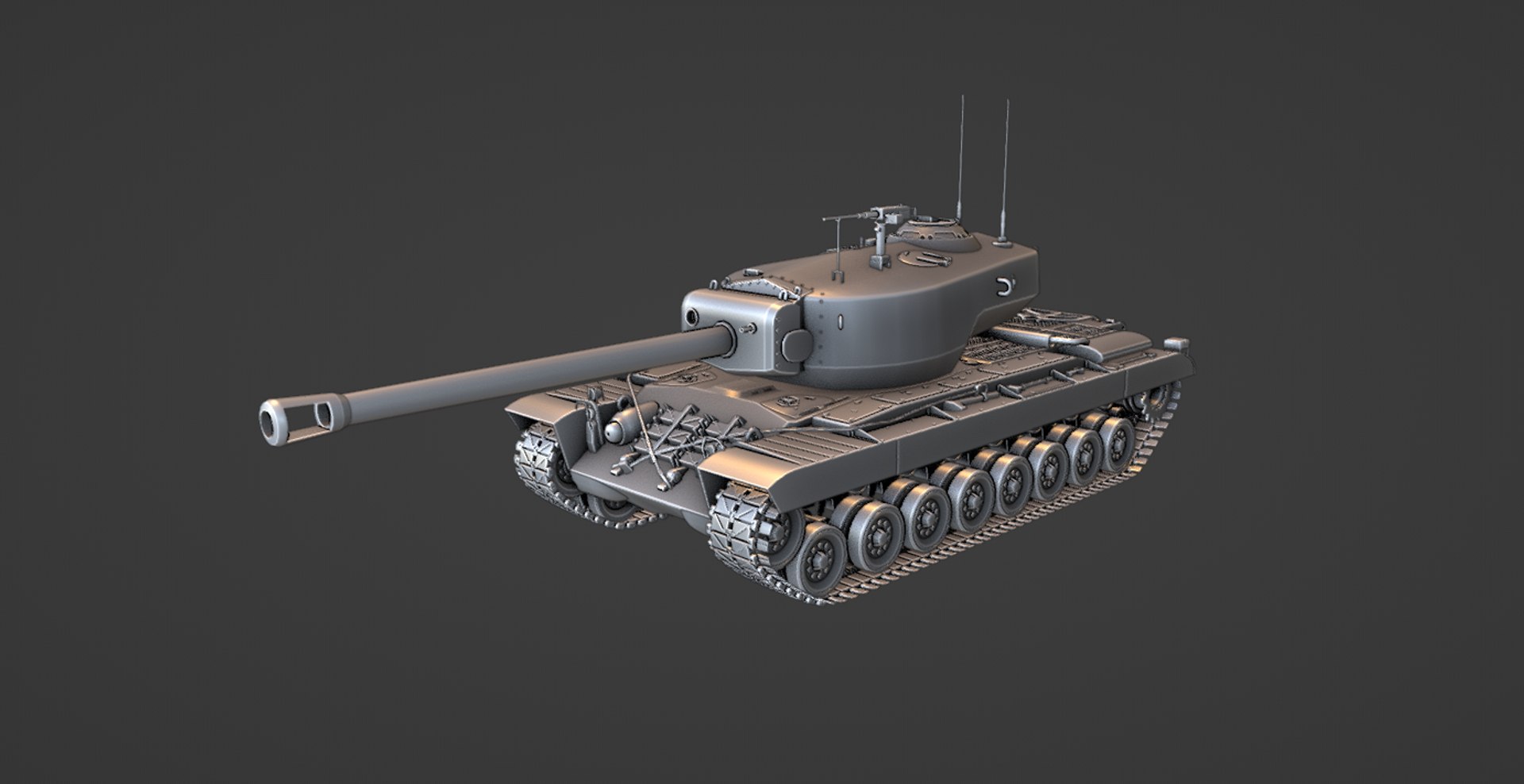 3D T30 American heavy tank - TurboSquid 2170753