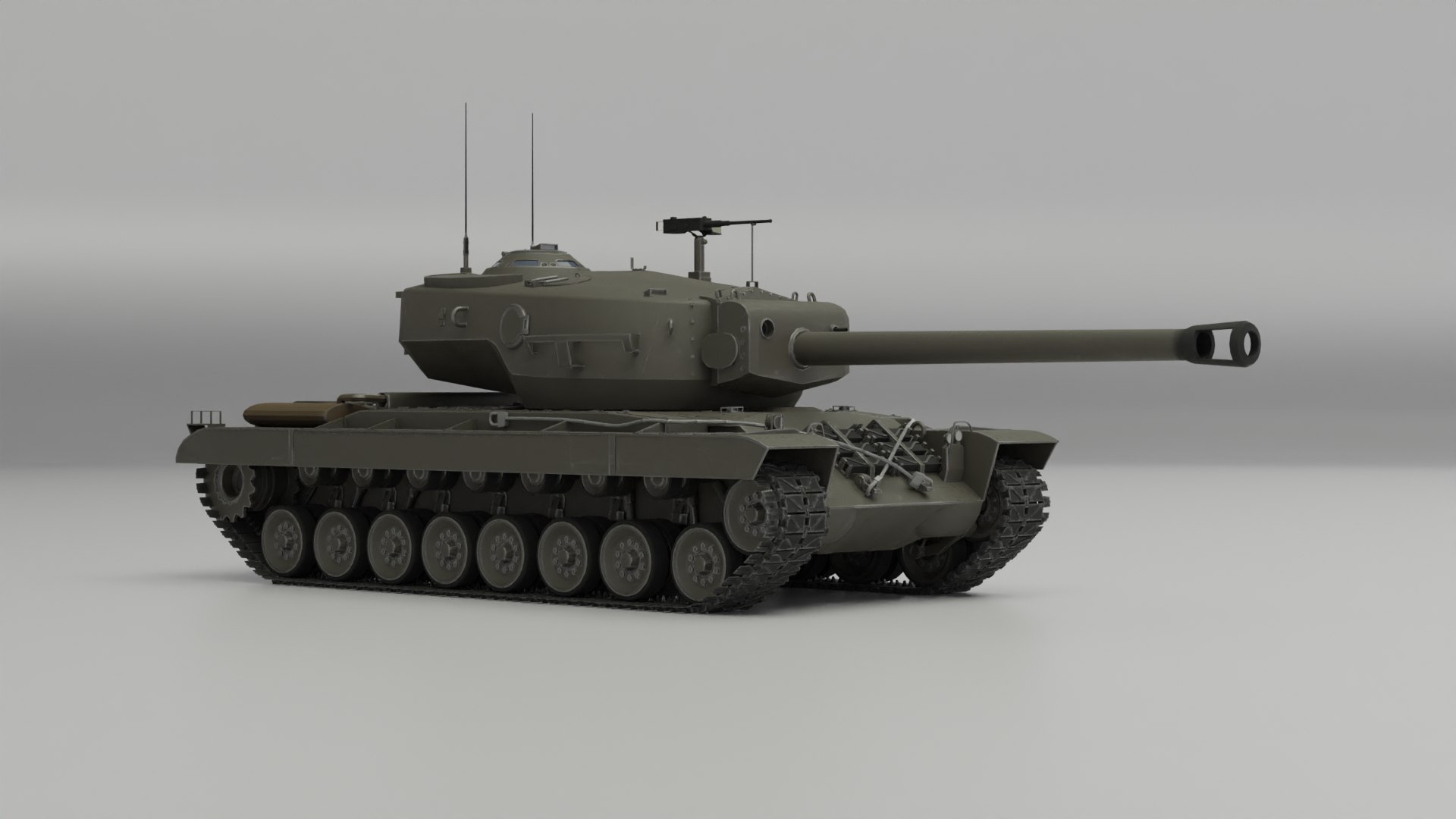 3D T30 American Heavy Tank - TurboSquid 2170753