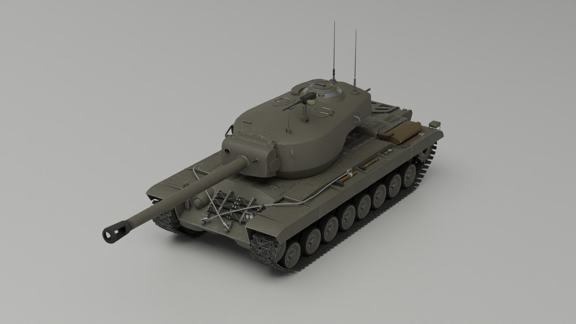 3D T30 American Heavy Tank - TurboSquid 2170753