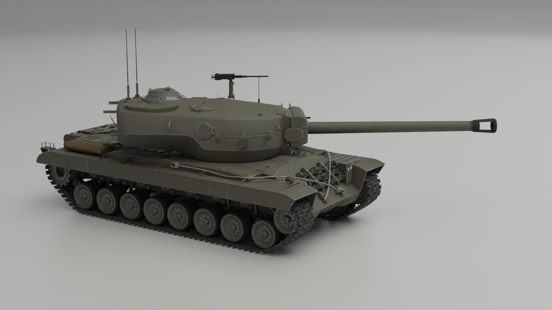 3D T30 American Heavy Tank - TurboSquid 2170753