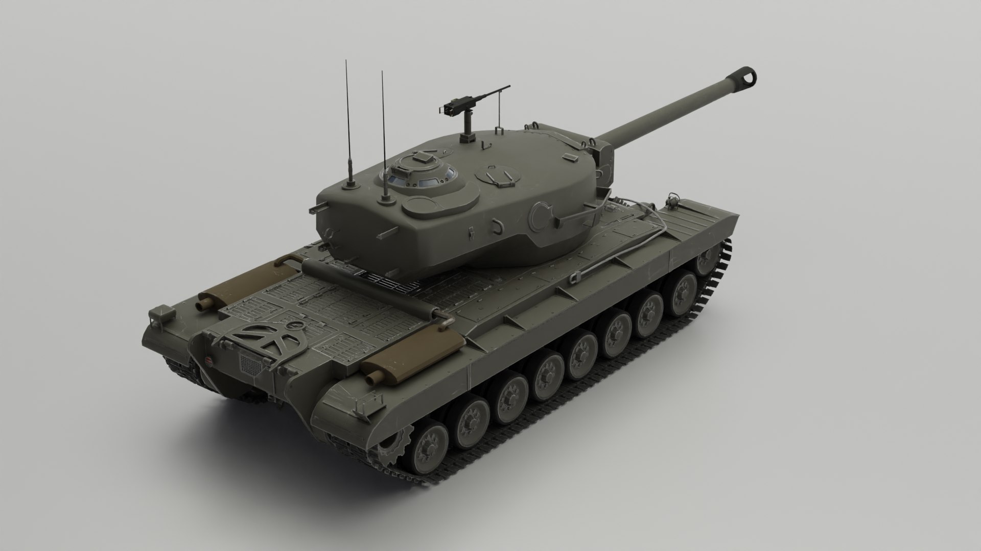 3D T30 American heavy tank - TurboSquid 2170753