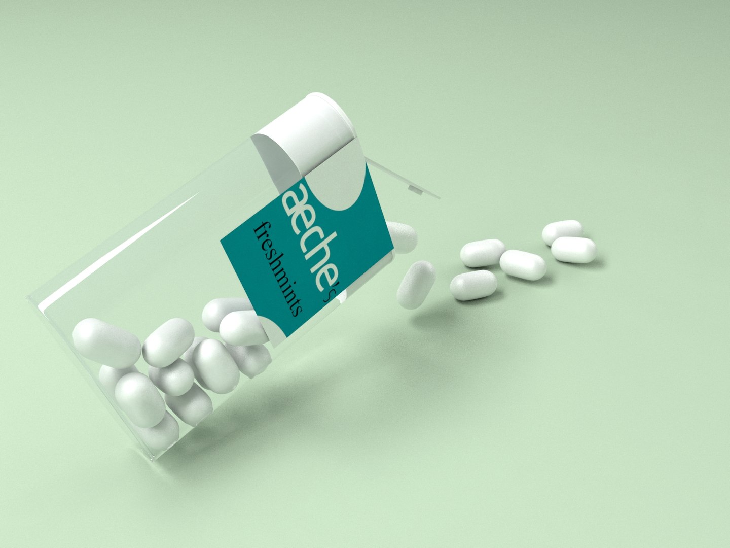 Plastic Mints 3d Model