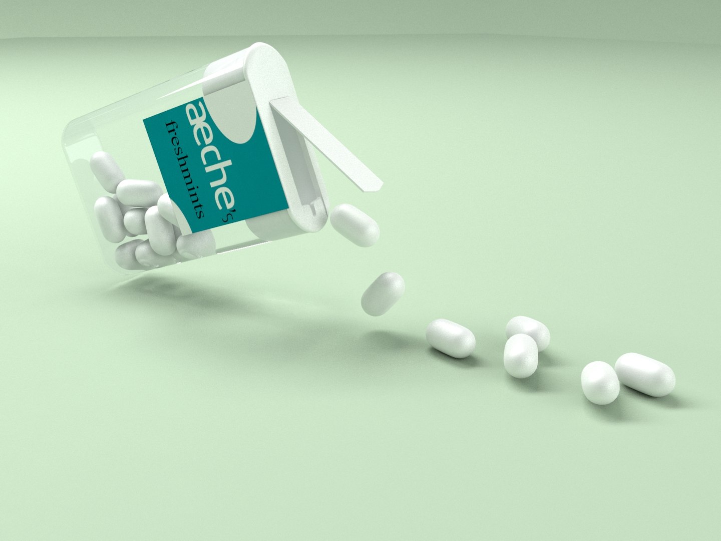 Plastic Mints 3d Model