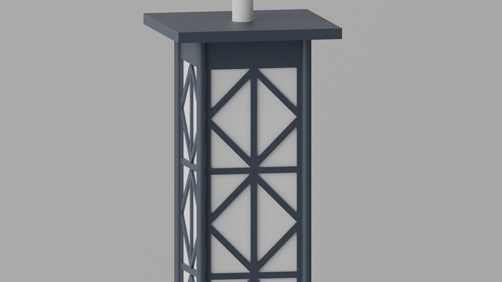 3D Cartoon Street Lamp Model - TurboSquid 2184642
