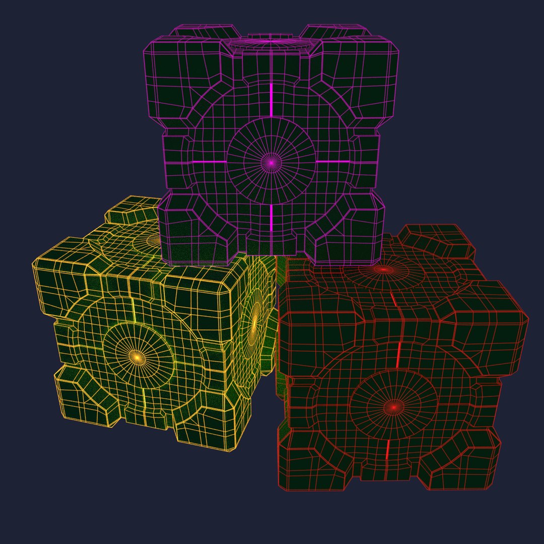 Free games cube 3D - TurboSquid 1171982