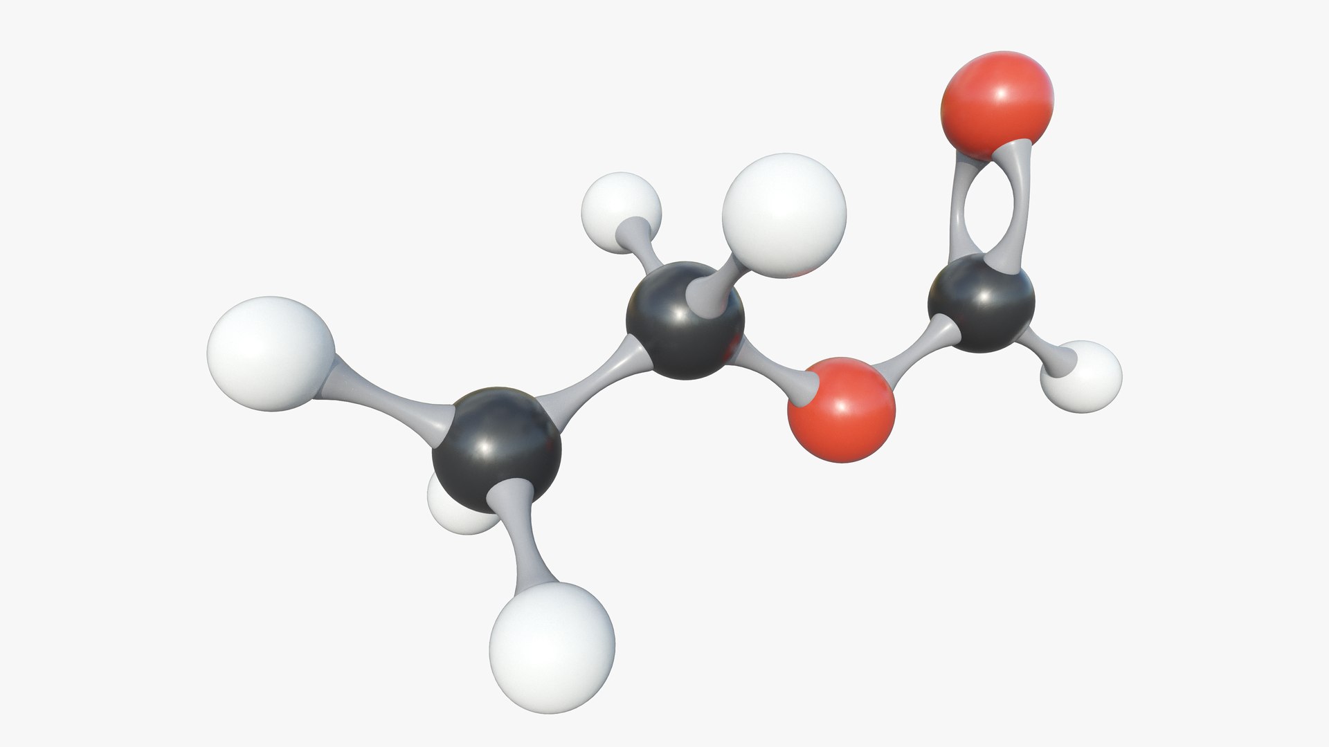 Ethyl Formate Molecule With PBR 4K 8K 3D Model - TurboSquid 1943591