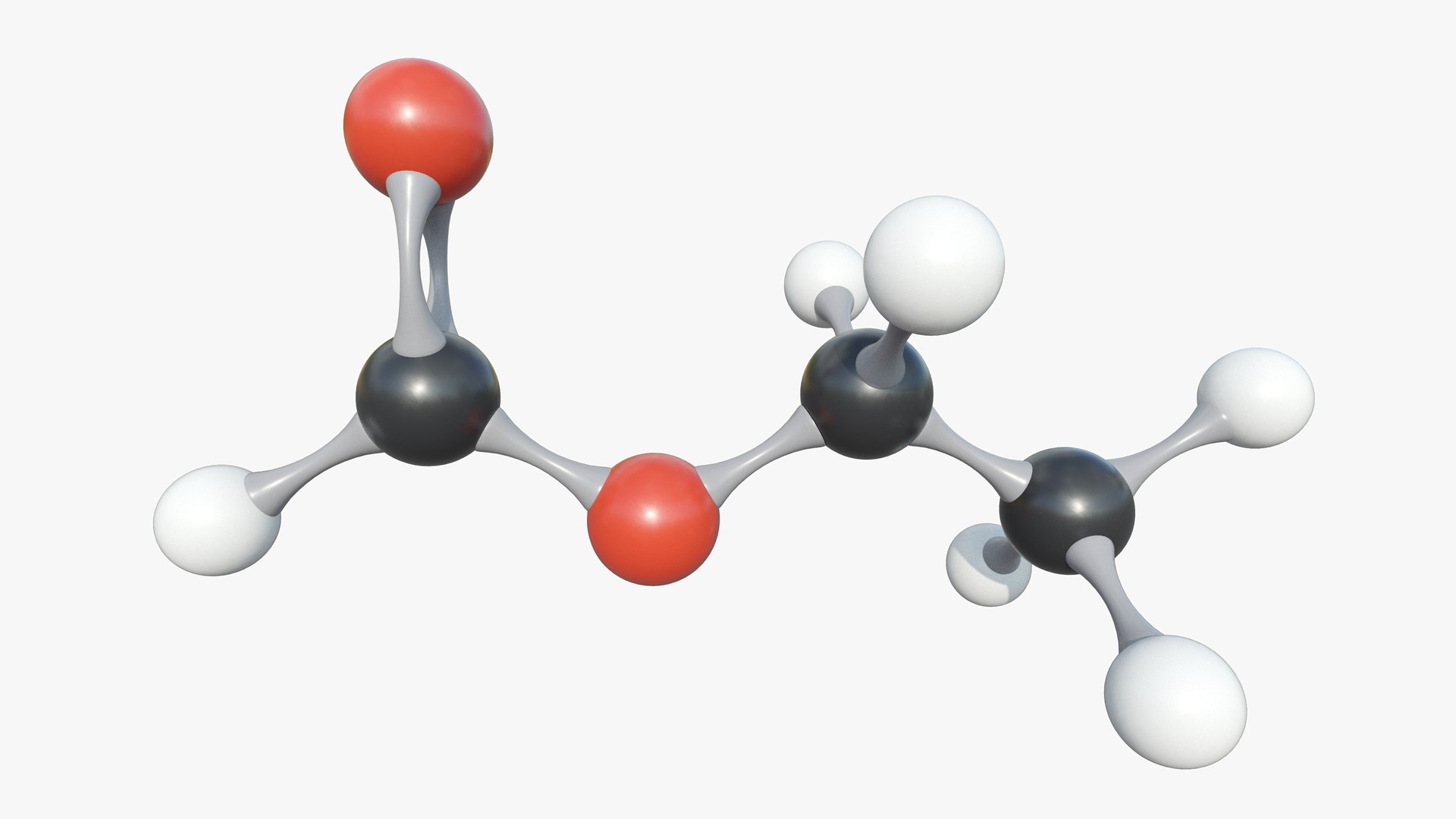 Ethyl Formate Molecule With PBR 4K 8K 3D Model - TurboSquid 1943591