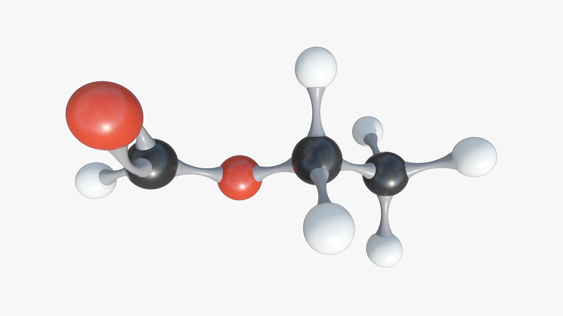 Ethyl Formate Molecule With PBR 4K 8K 3D Model - TurboSquid 1943591