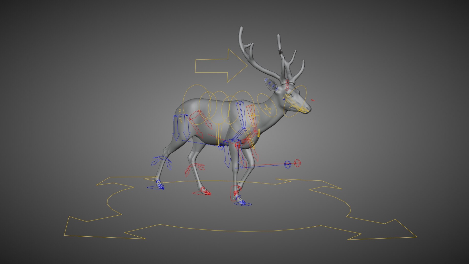 Sika Deer Male 3D Model - TurboSquid 2056562