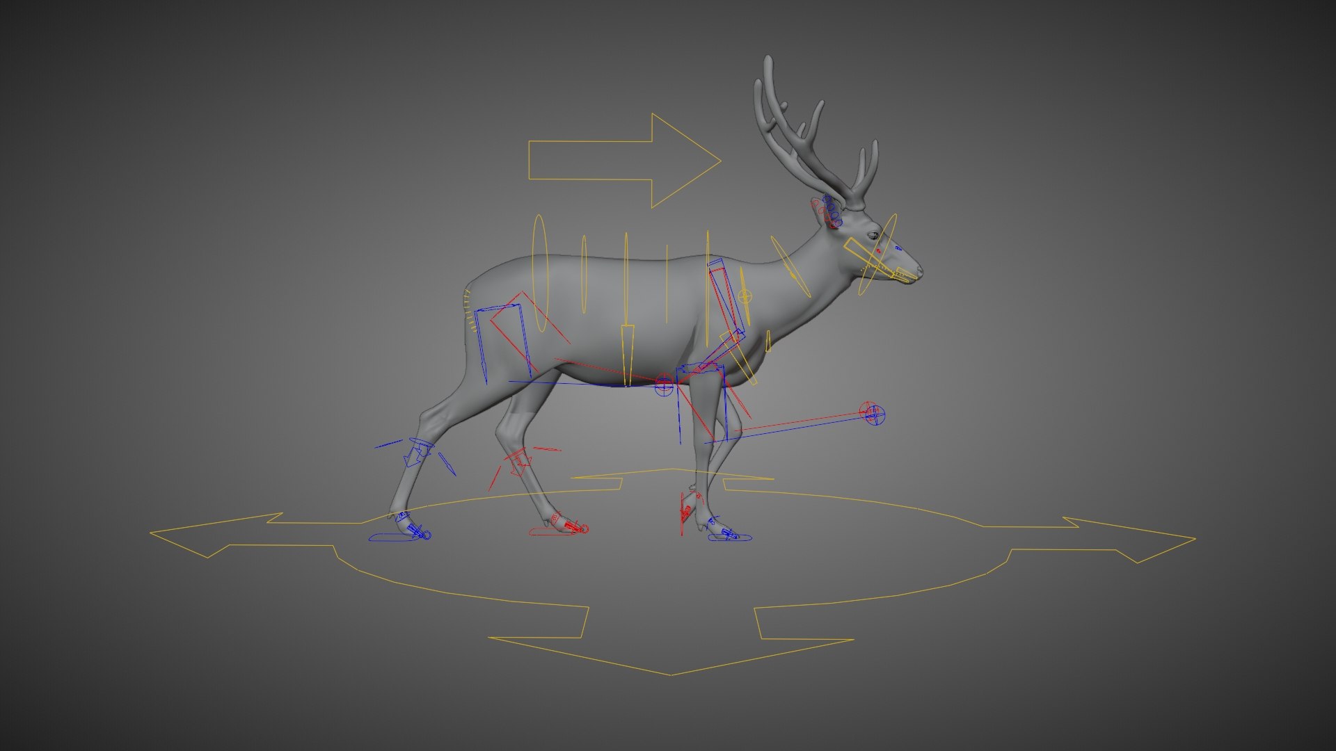 Sika Deer Male 3D Model - TurboSquid 2056562
