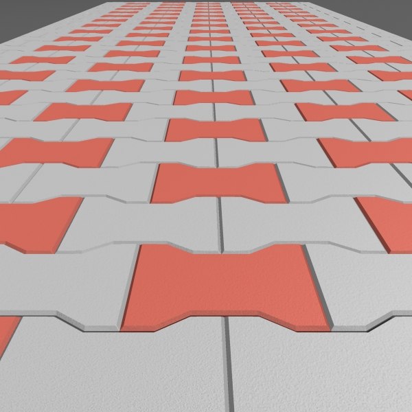 3d model paving stones