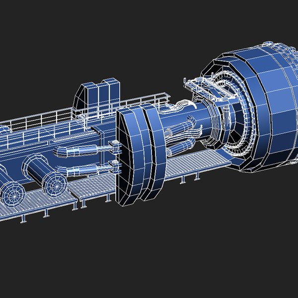 tunnel boring machine 3d max