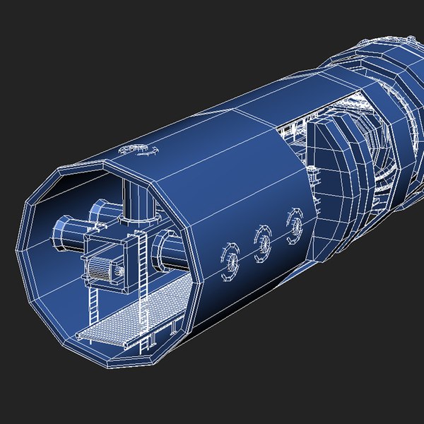 tunnel boring machine 3d max